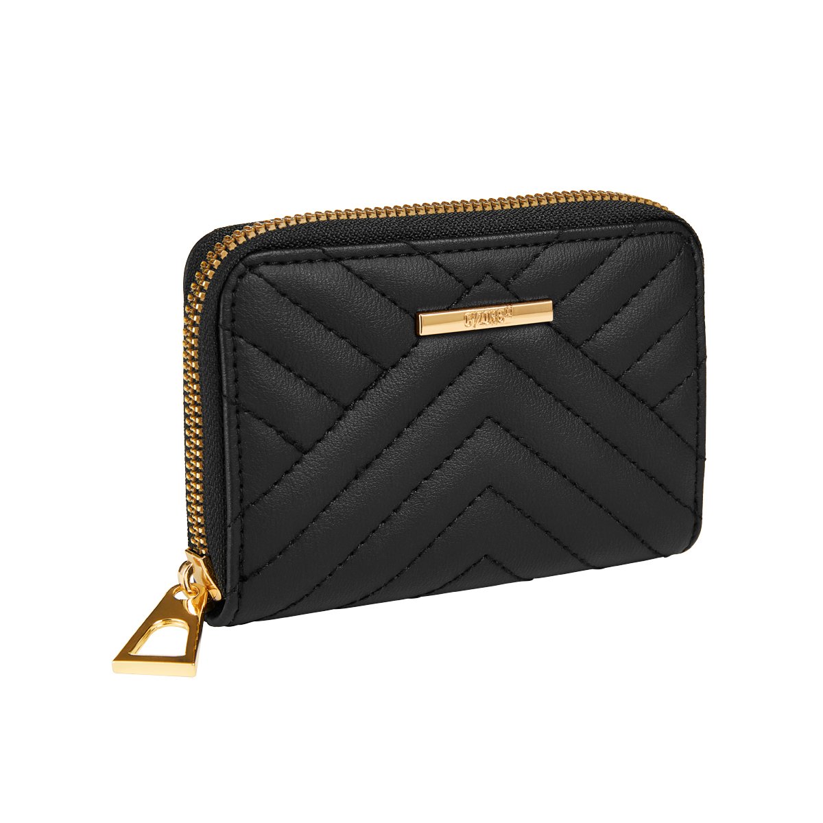 Monedero de Mujer Bela: Cuero Negro | Cyzone - Cyzone Ecuador